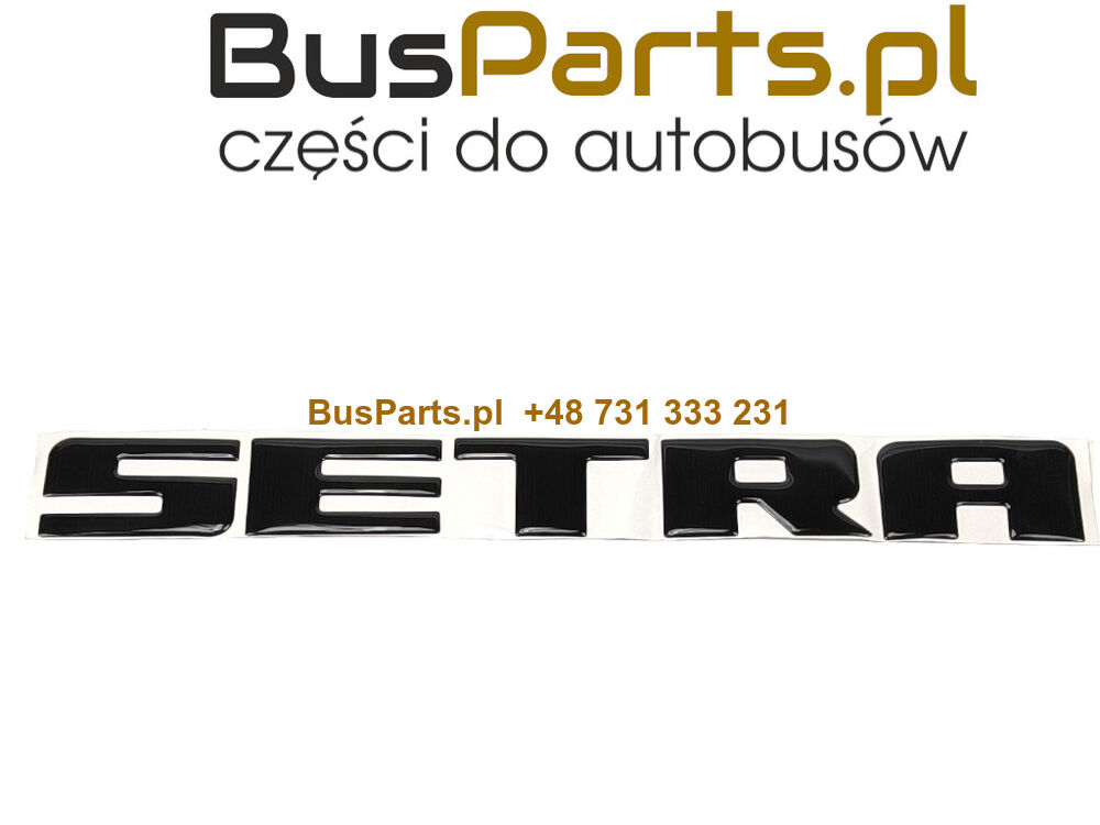 EMBLEMAT NAPIS LOGO SETRA